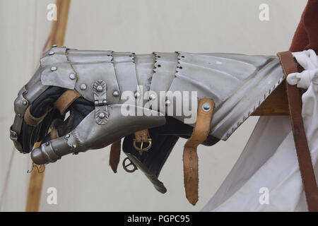 parts of a knights suit of Armour Stock Photo - Alamy