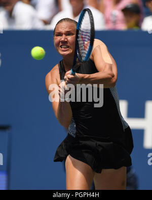 FLUSHING NY- AUGUST: Simona Halep, at the 2014 US Open at the USTA ...