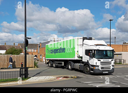 Co-op delivery lorry UK Stock Photo - Alamy