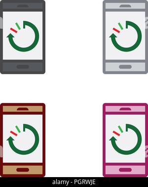 Restart phone icon Stock Vector Image & Art - Alamy