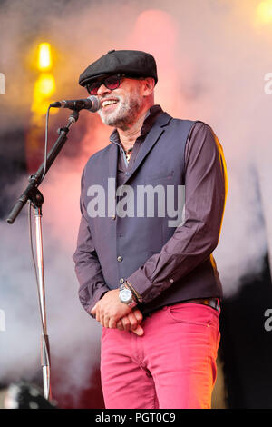 Gary Christian of the Christians performing at Weyfest Festival ...