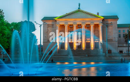 POZNAN, POLAND - AUG 22, 2018: Grand Theatre, neoclassical opera house ...