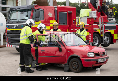 Scottish fire and rescue training centre and headquarters in Cambuslang ...