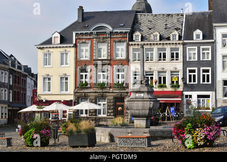 TOWN SQUARE IN STAVELOT. ARDENNES. BELGIUM. EUROPE Stock Photo - Alamy