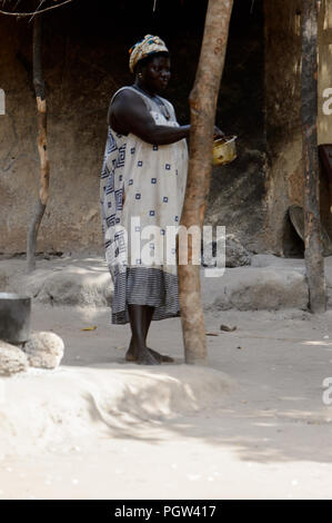 CANHABAQUE, GUINEA BISSAU - MAY 4, 2017: Unidentified local little boys ...