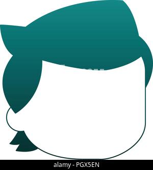 Man faceless head blue lines Stock Vector Image & Art - Alamy