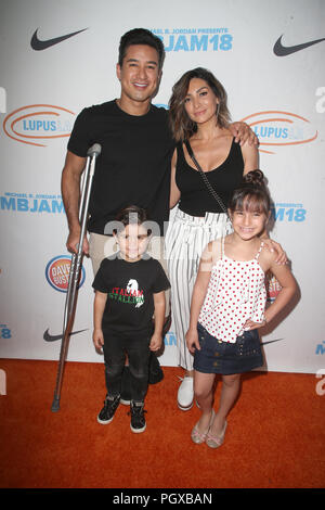 Mario Lopez and Dominic Lopez at the Michael B. Jordan and Lupus LA ...