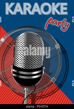 karaoke retro style Stock Vector Image & Art - Alamy