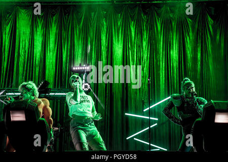 NOVI SAD, SERBIA - JULY 13, 2018: Fever Ray, alias Karin Elisabeth ...