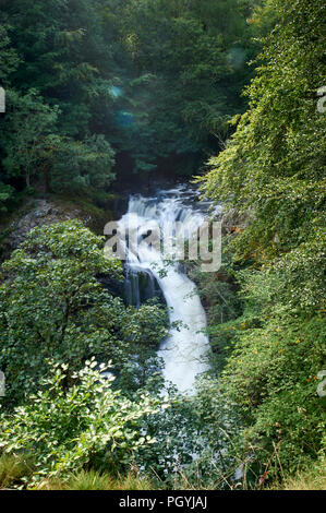 The Reekie Linn waterfall on the River Isla, Perthshire, Scotland, in ...