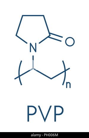 Polyvinylpyrrolidone (PVP, povidone, polyvidone) polymer, chemical ...