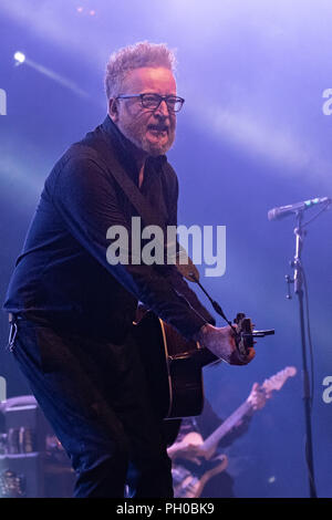 The Irish-American folk-punk rock band Flogging Molly from Los Angeles ...