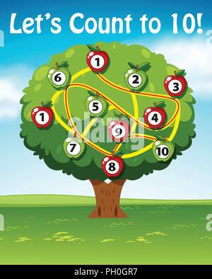 Lets count to 10 Stock Vector Image & Art - Alamy