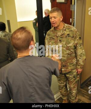 U.S. Air Force Col. Jesse Friedel, 35th Fighter Wing commander, and ...