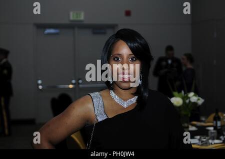 Kimberly Larsen, a military spouse, celebrates the 243rd Army Birthday ...