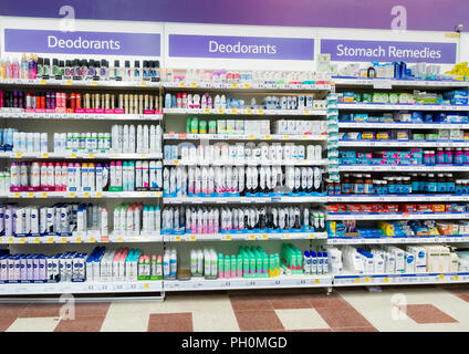Display of deodorants in a supermarket Stock Photo: 32732258 - Alamy