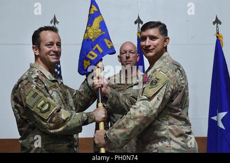 Brig. Gen. David Iverson, 332nd Air Expeditionary Wing commander, and ...