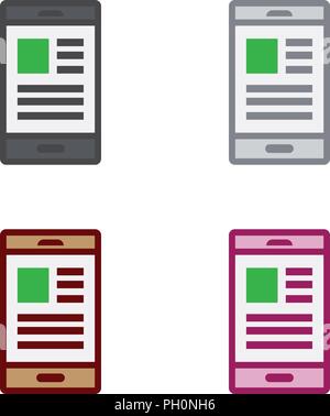 Device icons vector illustration of responsive design for presentation ...