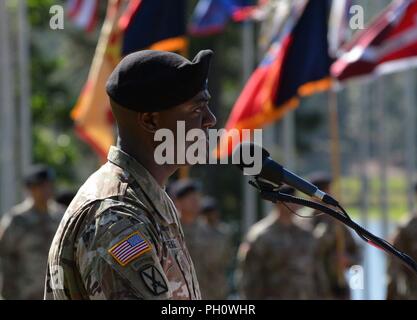 Brig. Gen. Milford 'Beags' Beagle Jr., Fort Jackson commander salutes ...
