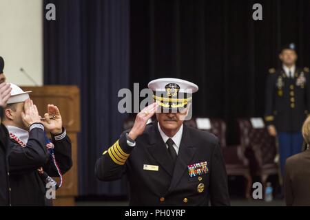 U.S. Army Col. Jason S. Wieman, outgoing commander, 30th Medical ...