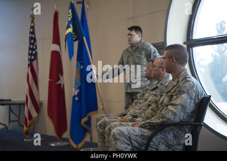 The 39th Security Forces Squadron change of command takes place at ...