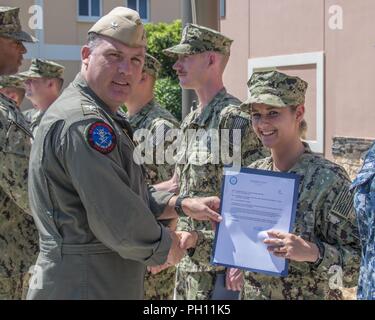 U.S. Air Force Capt. Lori Fiorello, from Morristown, N.J., completes a ...