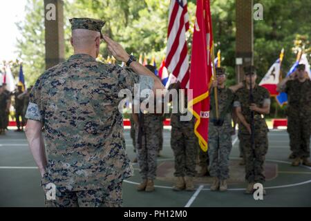 Lt. Col. Scott Meredith, commanding officer, Wounded Warrior Battalion ...