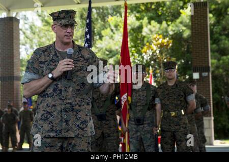 Lt. Col. Scott Meredith, commanding officer, Wounded Warrior Battalion ...