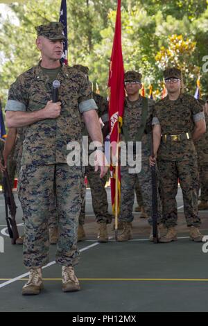 Lt. Col. Scott Meredith, commanding officer, Wounded Warrior Battalion ...