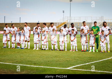 Croatian league football match between Rijeka and Hajduk Split, Stadion ...