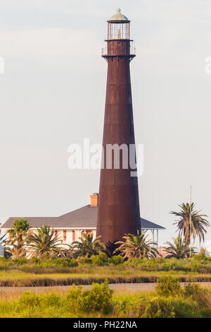 The lighthouse at Bolivar Texas Stock Photo - Alamy