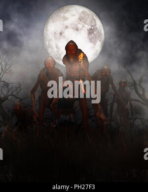 creepy boogeyman illustration Stock Photo - Alamy