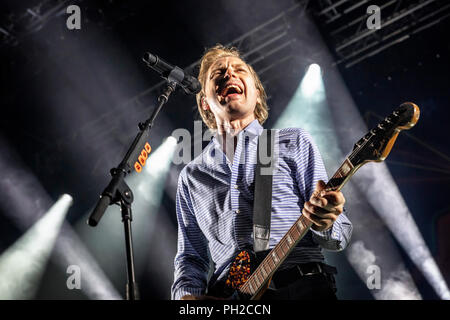 Norway, Oslo - August 29, 2018. The Scottish rock band Franz Ferdinand ...