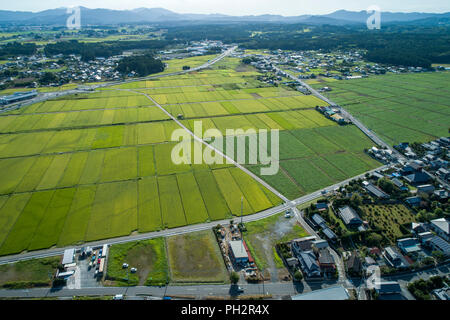 Aerial view around AEON MALL MITO UCHIHARA, Mito City, Ibaraki ...