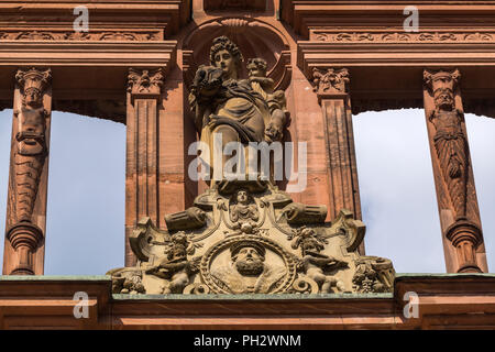 Ottheinrich building, Ottheinrichsbau (1559), Heidelberg Castle ...