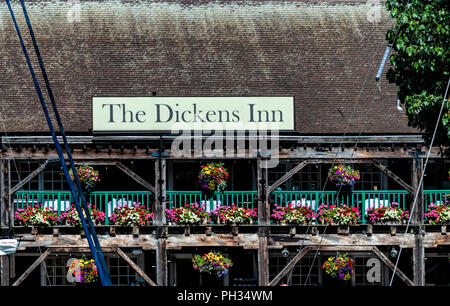 The Dickens Inn at St Katherine's Dock near Tower Bridge London Tower ...