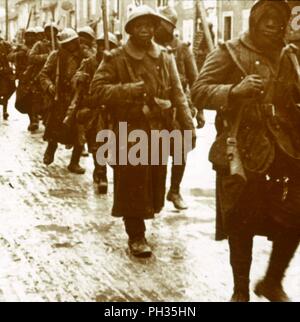 World War I 1914-1918: Senegalese, French colonial troops, part of ...