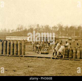 Storage of shells, France, WW1 Stock Photo - Alamy