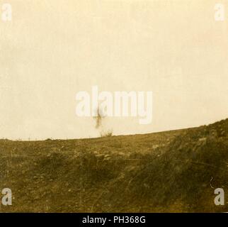 'An H.E. shell exploding', First World War, 1914-1918, (1933 ...