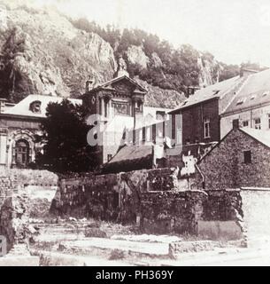 World War 1: The Massacre of Dinant, Belgium. 23 August 1914. Saxon ...