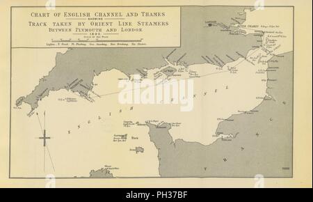 This image is from the fourth edition of the 'Orient Line Guide,' which ...
