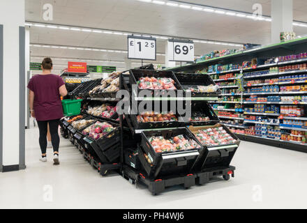 Asda supermarket aisle, UK Stock Photo - Alamy