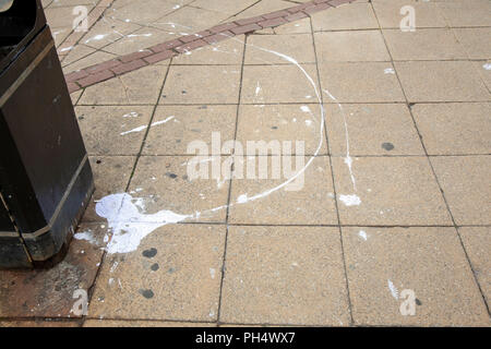 Paint spill on the road Stock Photo: 310720007 - Alamy