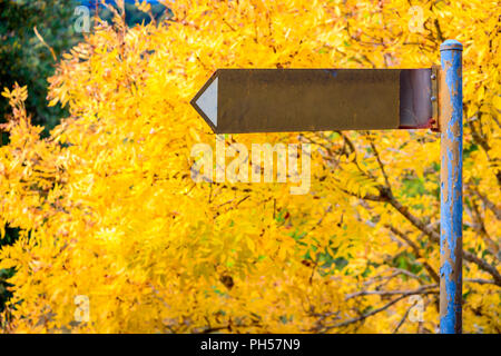 Street Sign the Direction Way to Gold Stock Photo - Alamy