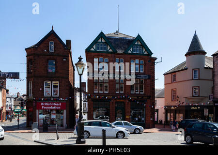 Penrith town centre, Cumbria, North England UK Stock Photo - Alamy