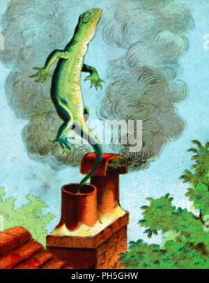 Alice in Wonderland, Bill the Lizard Stock Photo - Alamy