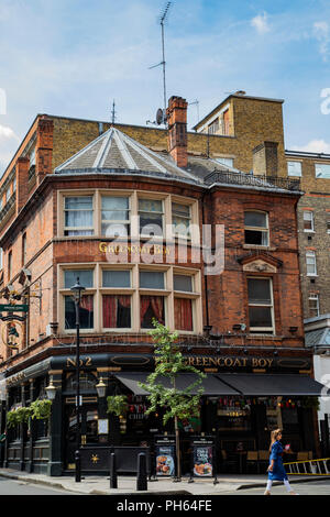 classic old English architecture style building in modern London ...