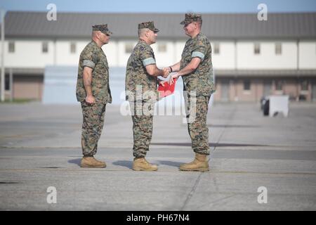 Lt. Col. Adam L. Jeppe relinquishes command of Marine Aviation ...