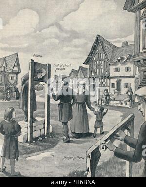 Punishment in the Middle Ages. Pillory and, first, The stones of the ...