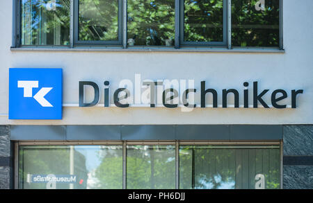 Health insurance TK Die Techniker in Berlin Stock Photo - Alamy